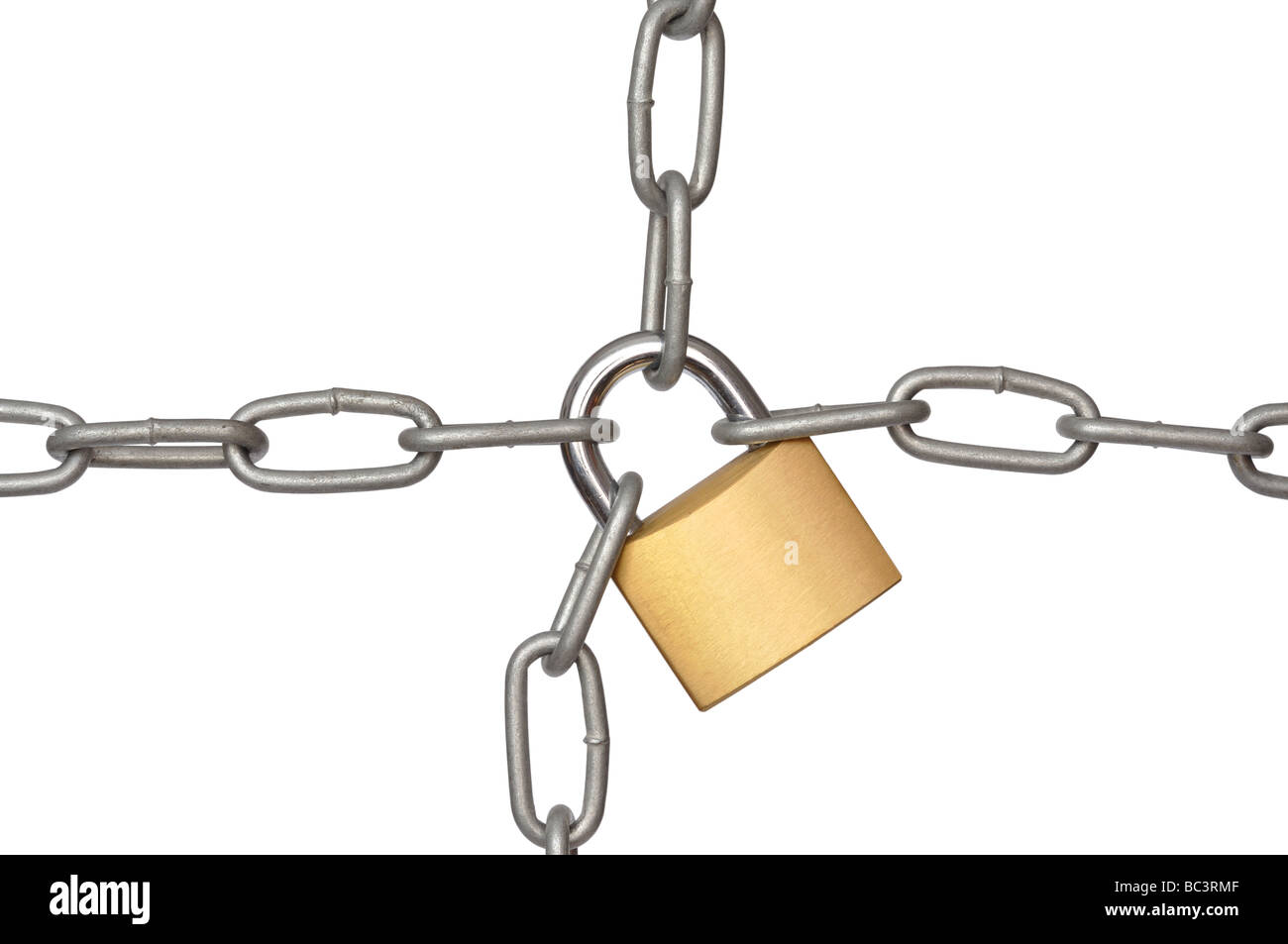 Padlock and Chain Stock Photo - Alamy