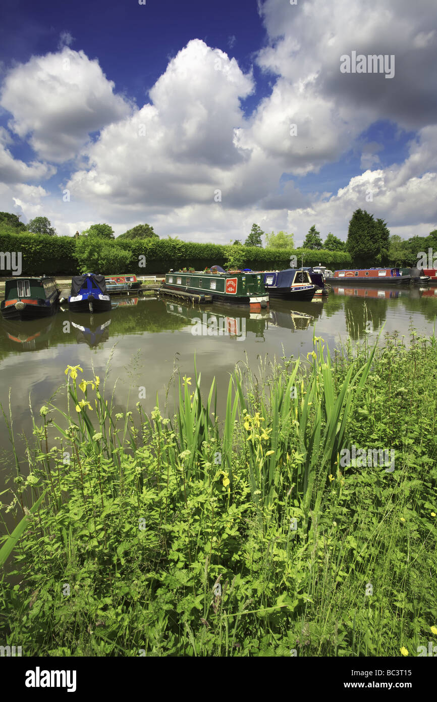 marina worcester and birmingham canal alvechurch worcestershire uk ...