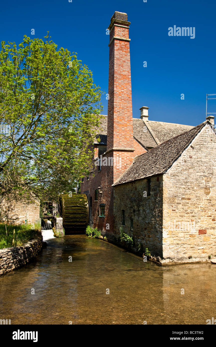 The Old Mill Lower Slaughter The Cotswolds Gloucestershire Stock Photo ...