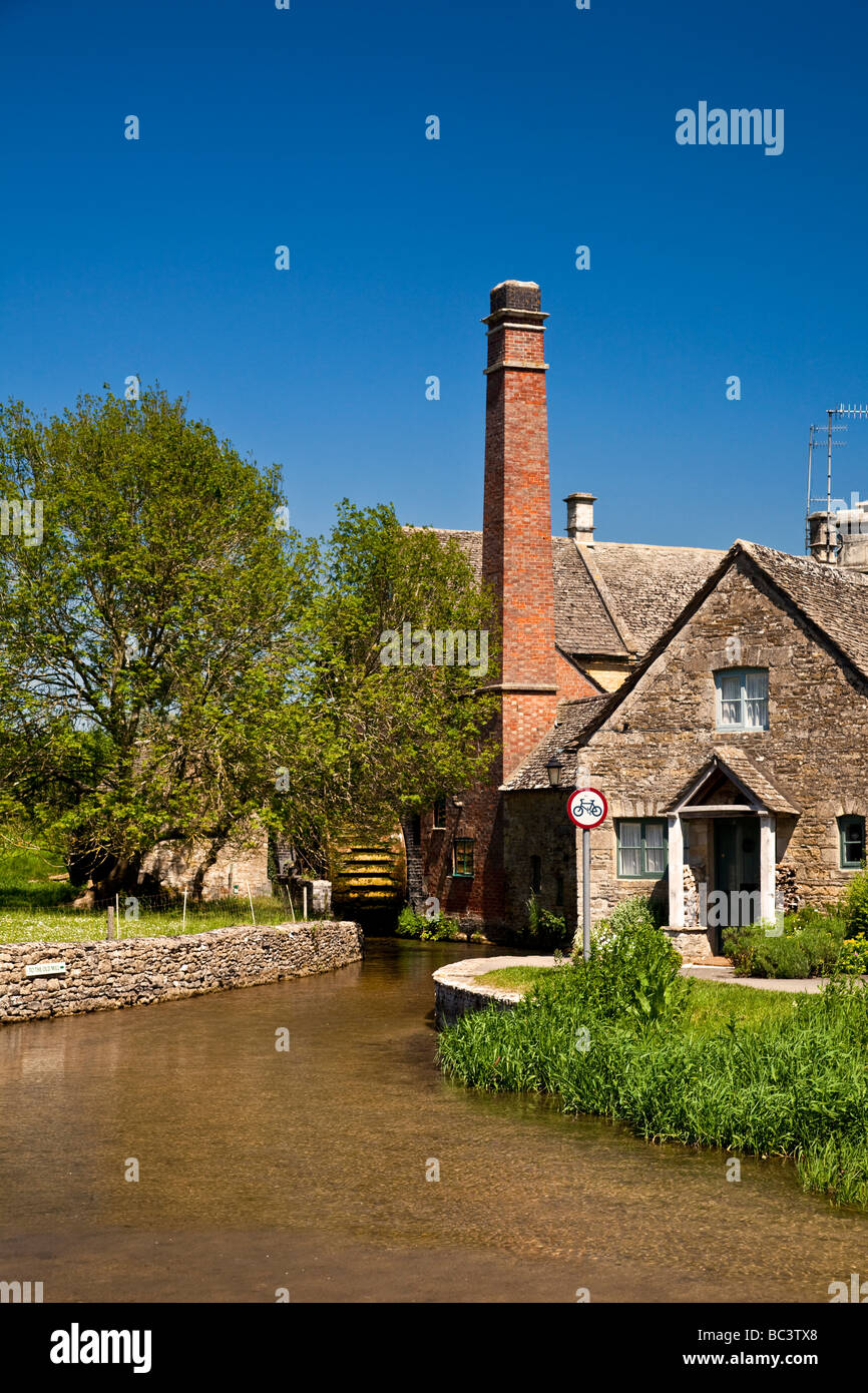 The Old Mill Lower Slaughter The Cotswolds Gloucestershire Stock Photo ...