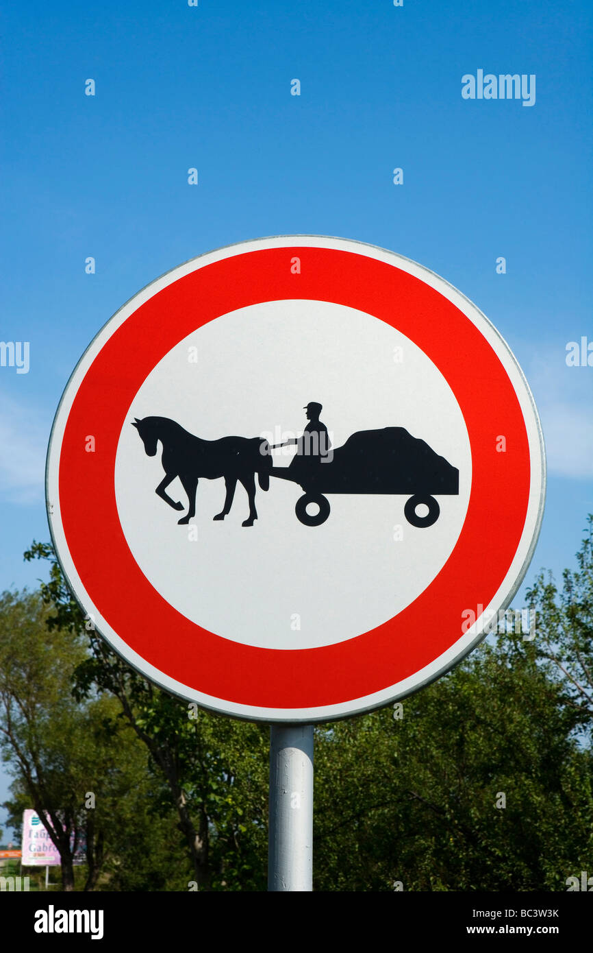 Bulgaria - North-West Region - Rhodope Mountains - Traffic sign Stock ...