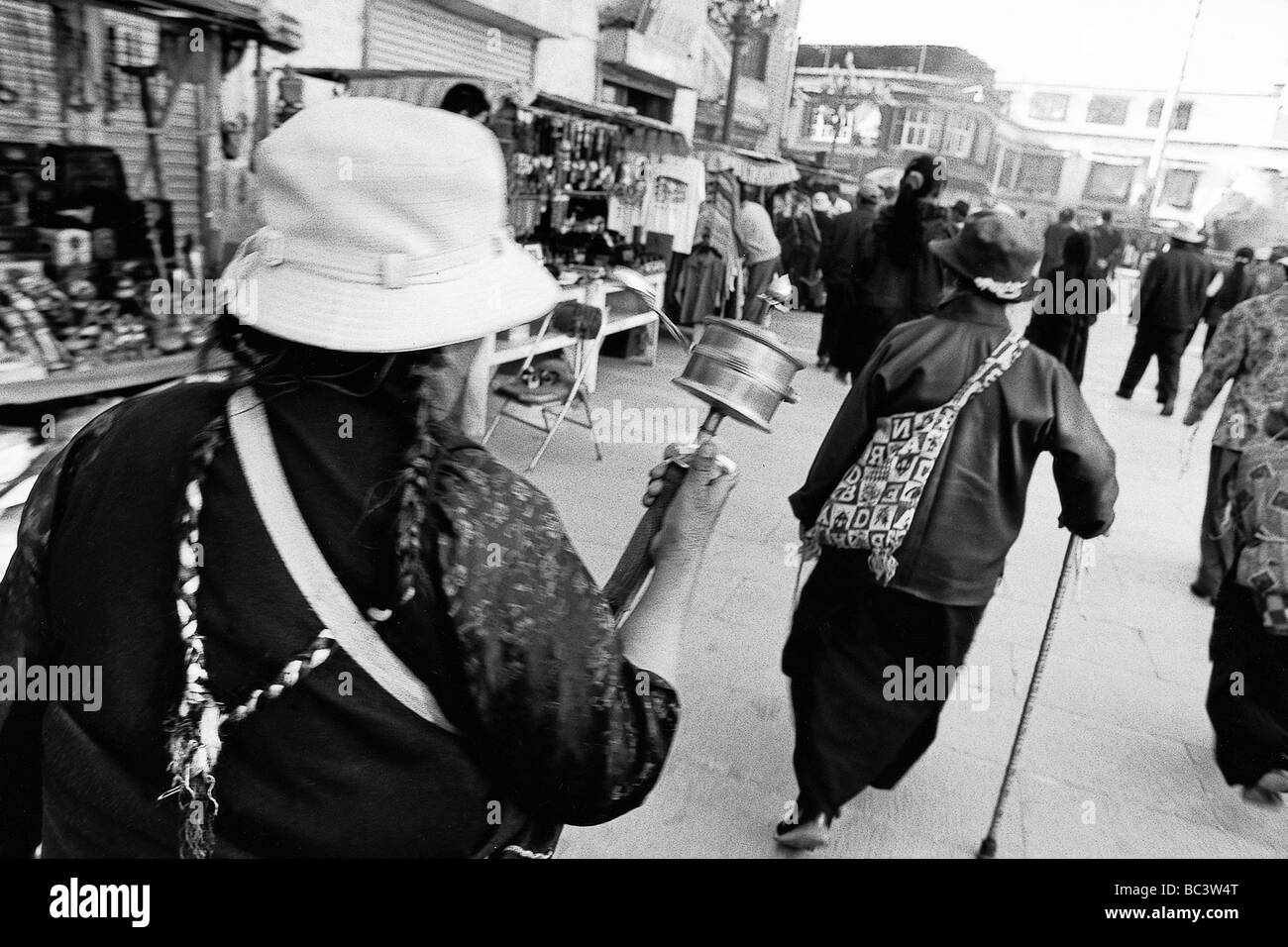 Daily life monks Black and White Stock Photos & Images - Alamy