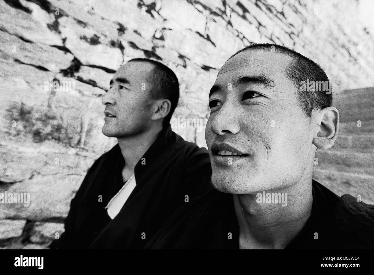 friendship highway sera monastery monks Stock Photo - Alamy