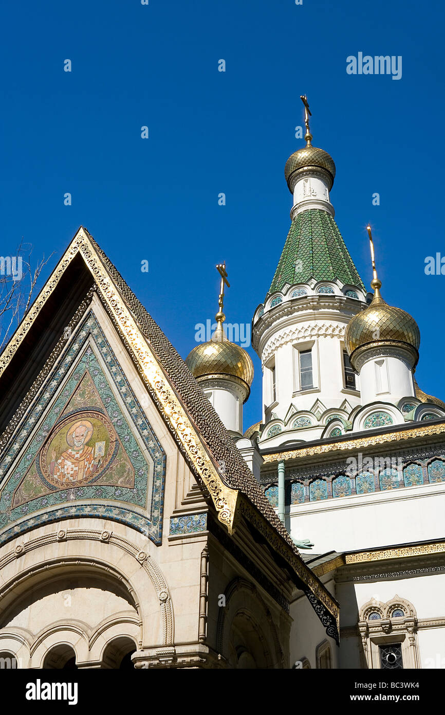 Bulgaria - Sofia - Capital City - Russian Church Saint-Nicolas Stock ...