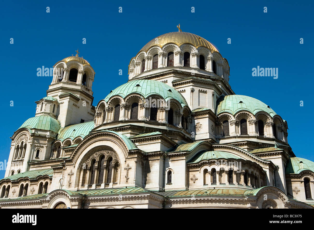 Bulgaria - Sofia - Capital City - Alexandre Nevski Cathedral Stock ...