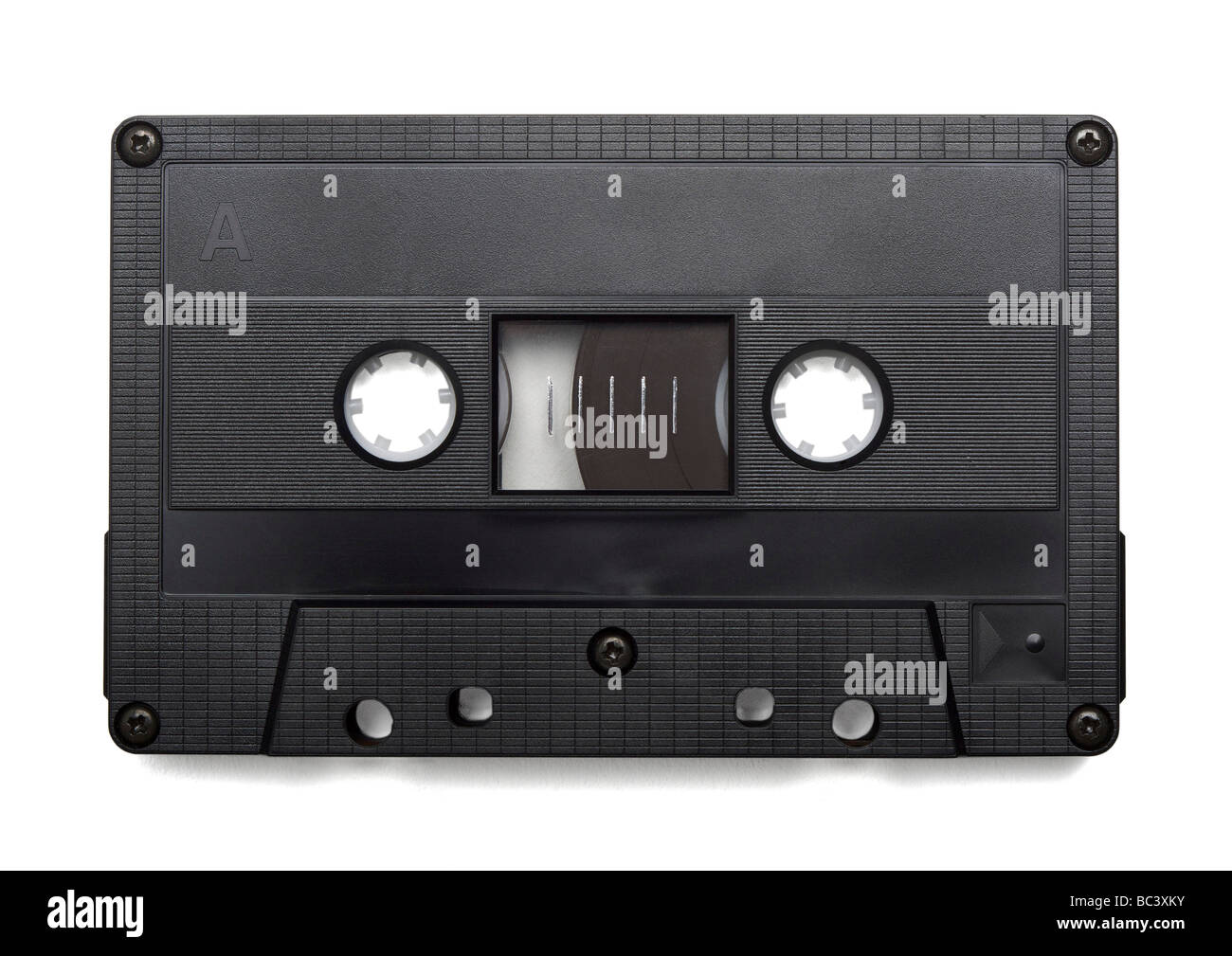 Audio cassette on white background Stock Photo - Alamy
