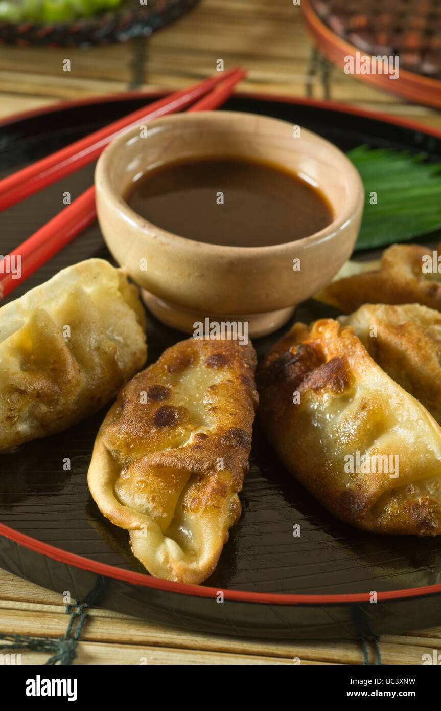 Gyoza dumplings Japan Food Stock Photo - Alamy