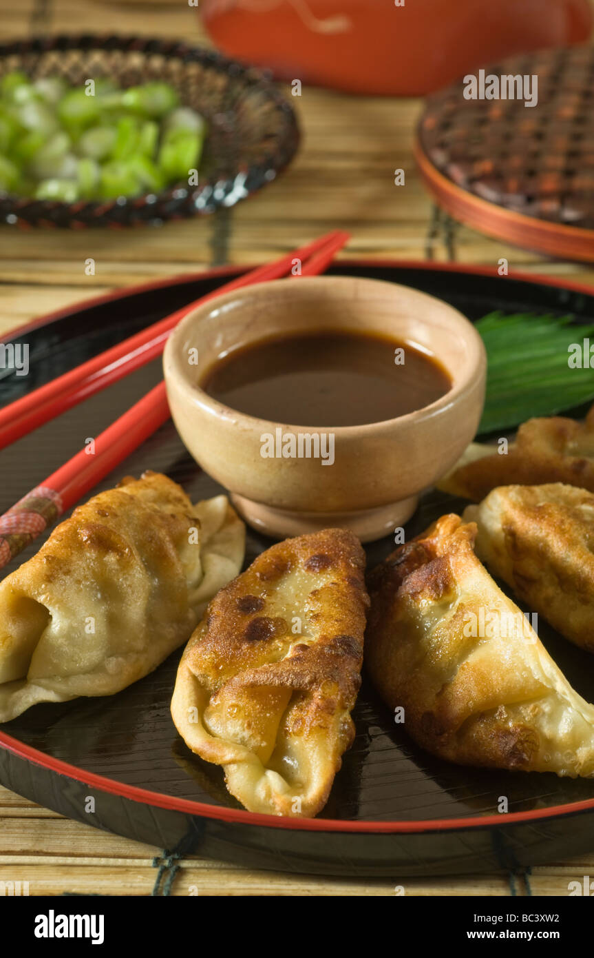 Gyoza dumplings Japan Food Stock Photo - Alamy