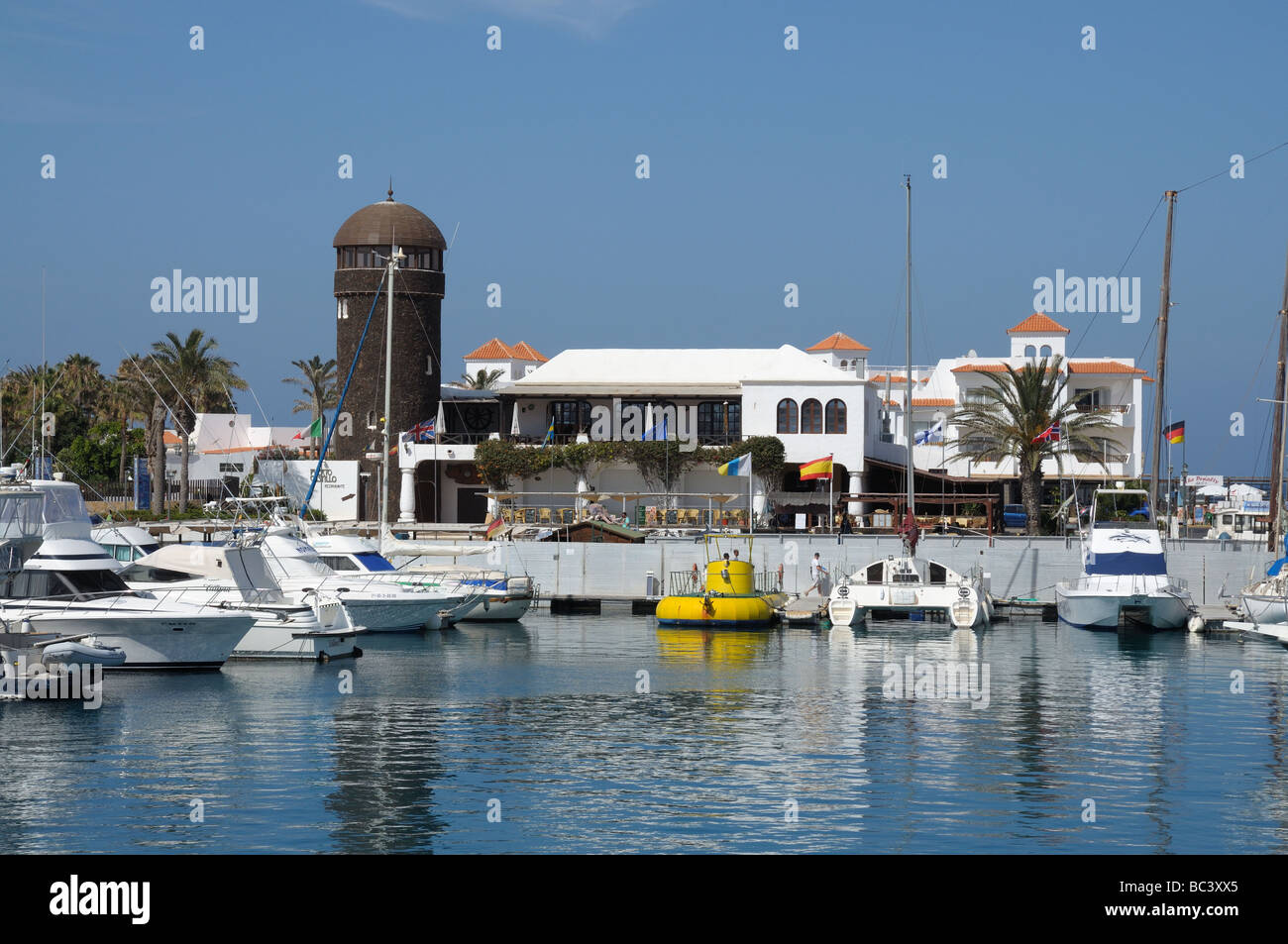 Marina in Caleta de Fuste, Fuerteventura Spain Stock Photo - Alamy