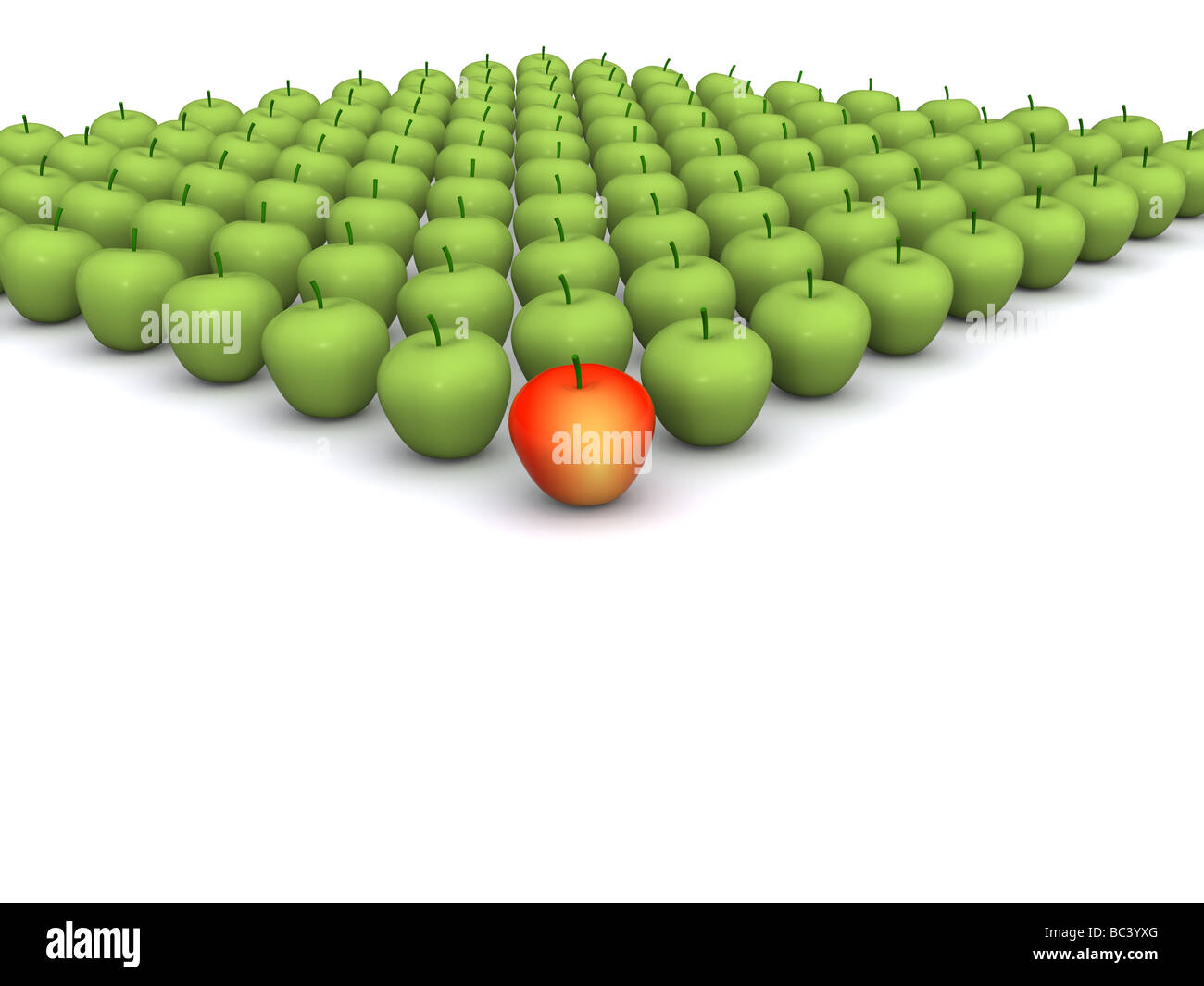 fruit apple. 3d food Stock Photo - Alamy