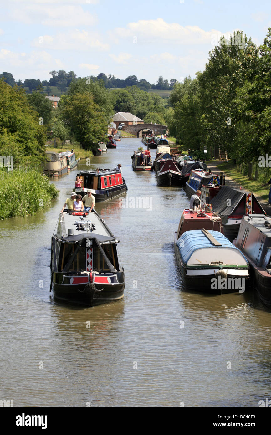 Boat Gathering at Braunston Northamptonshire Stock Photo - Alamy