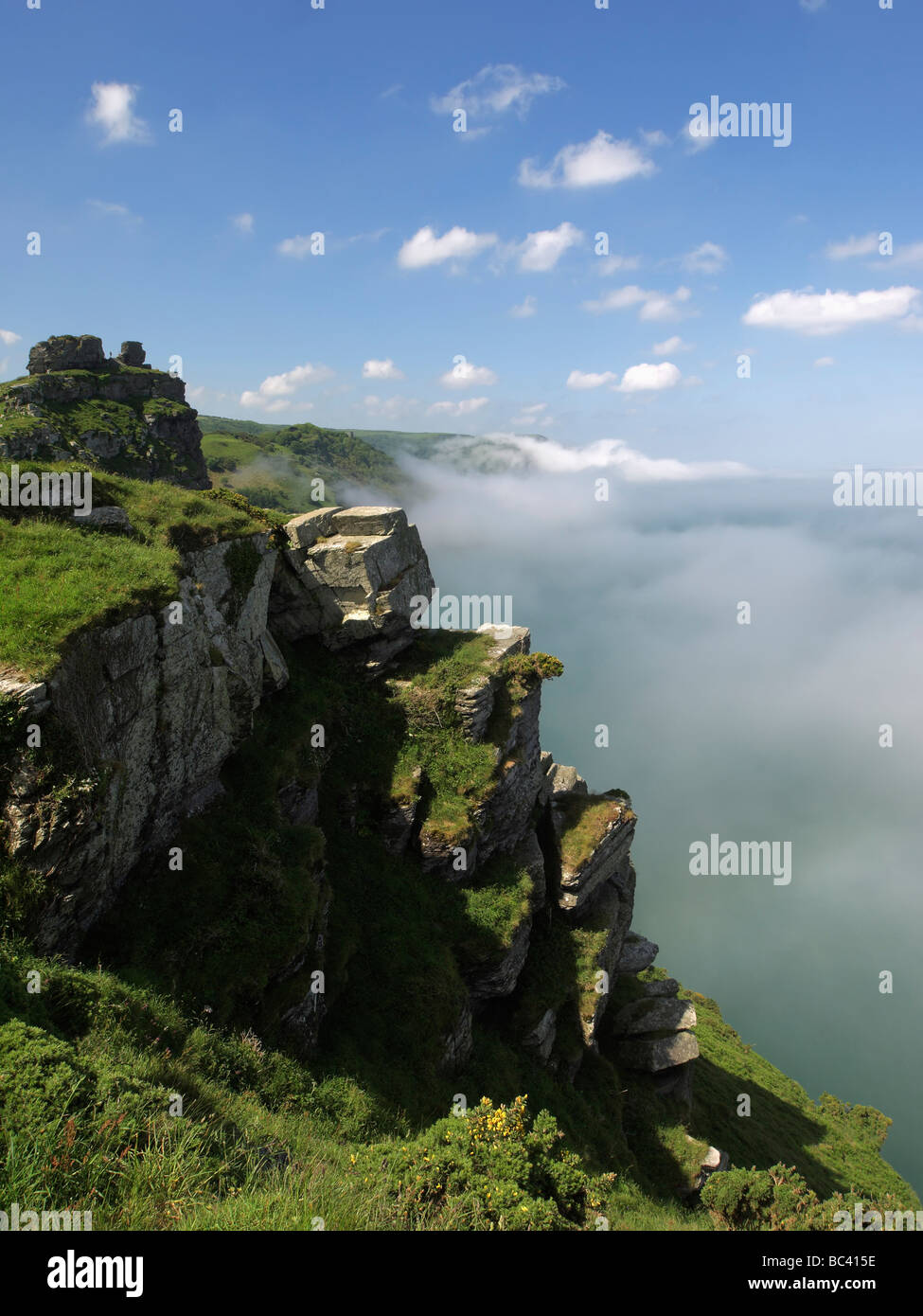 lynton, devon, valley, of, the, rocks, valley of the rocks, scenic ...