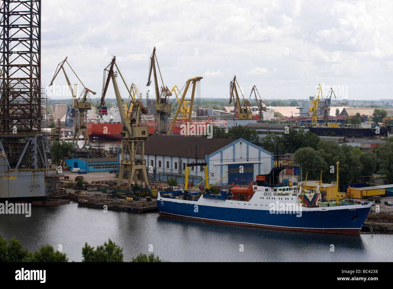 Photographs of Polish shipyard from Gdansk, "Stocznia Remontowa" . On ...