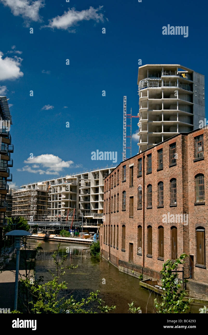 nottingham construction east side canal street Stock Photo - Alamy