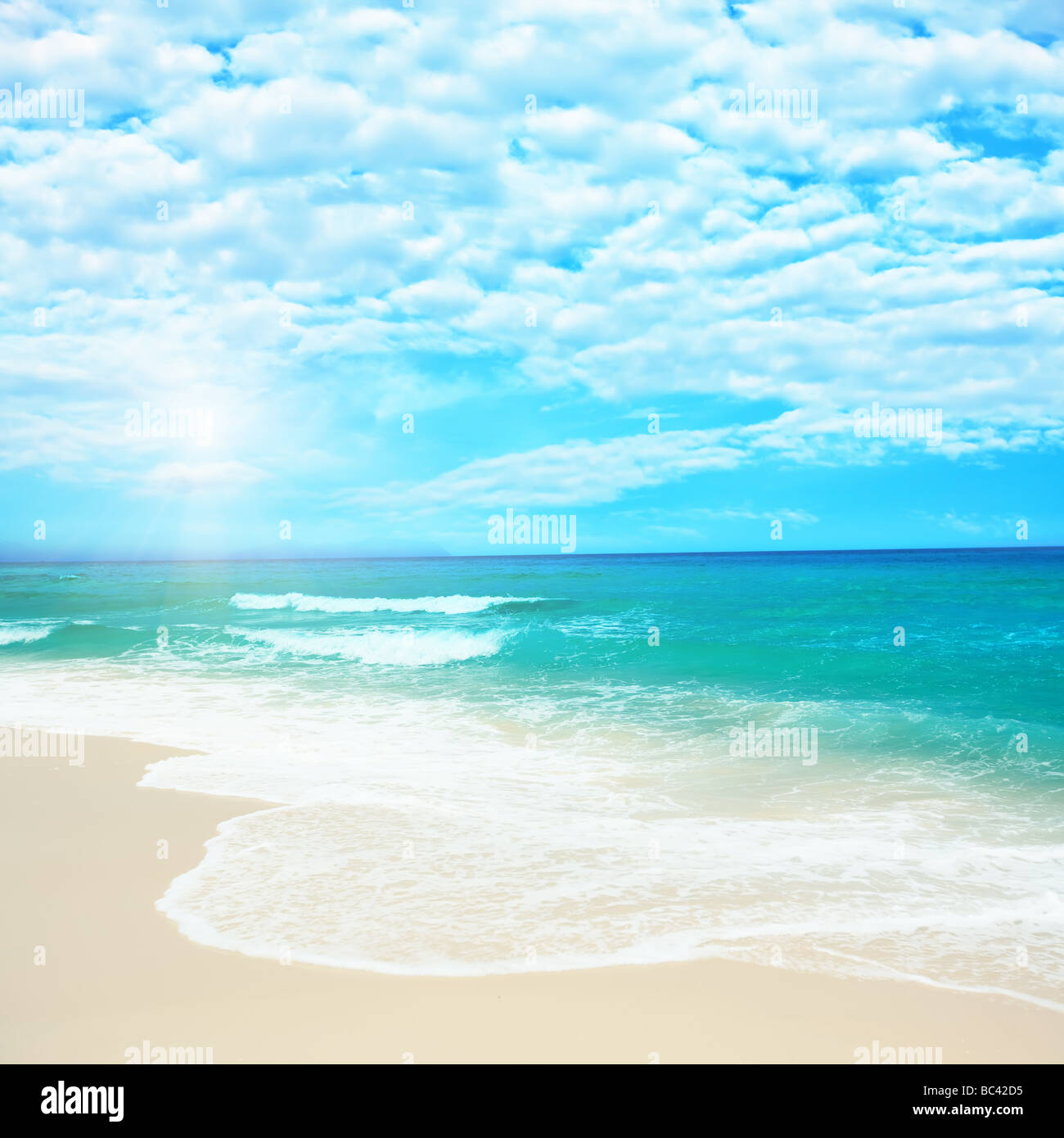 Long sandy beach cove in hi-res stock photography and images - Alamy