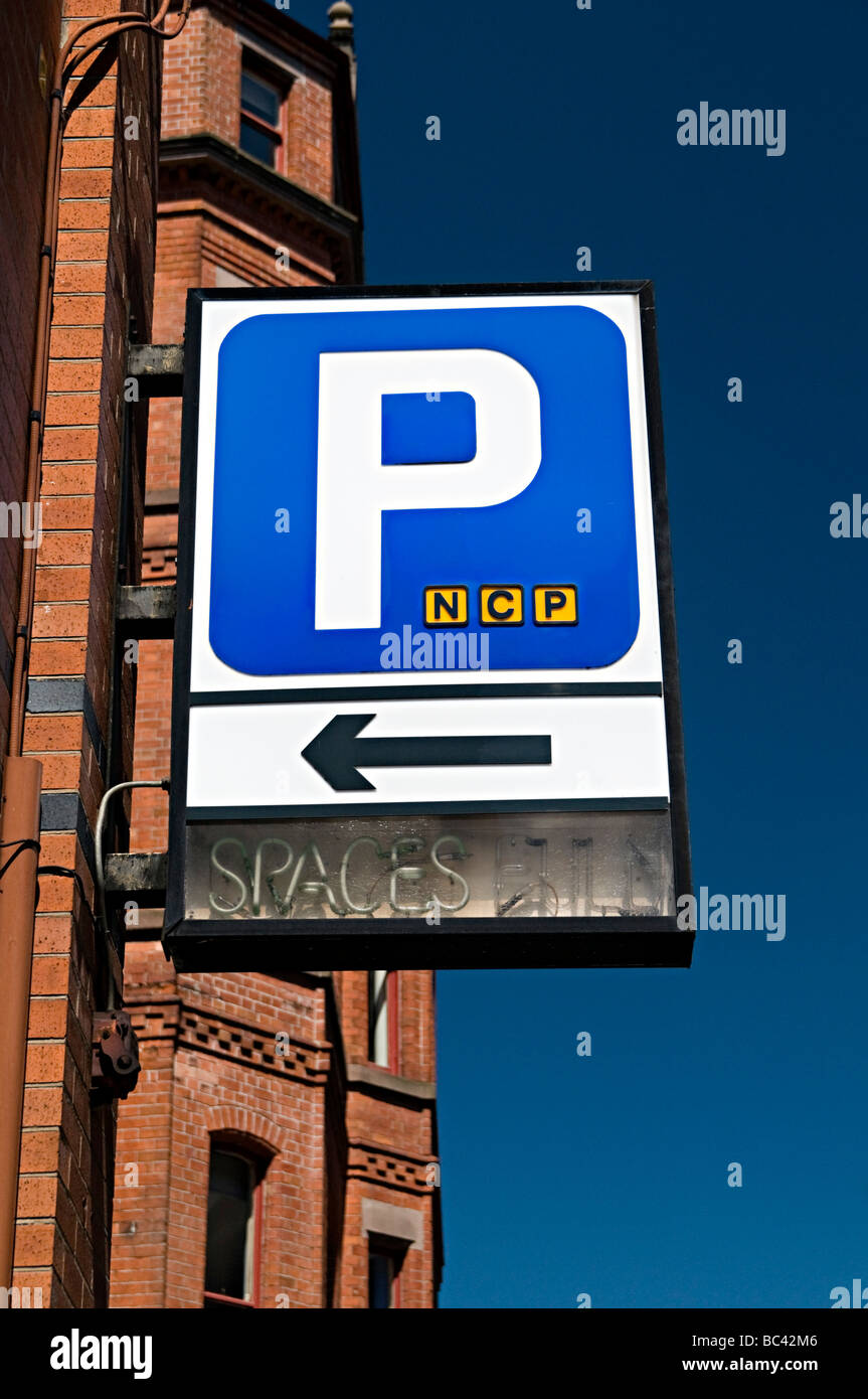 Ncp car park entrance sign hi-res stock photography and images - Alamy