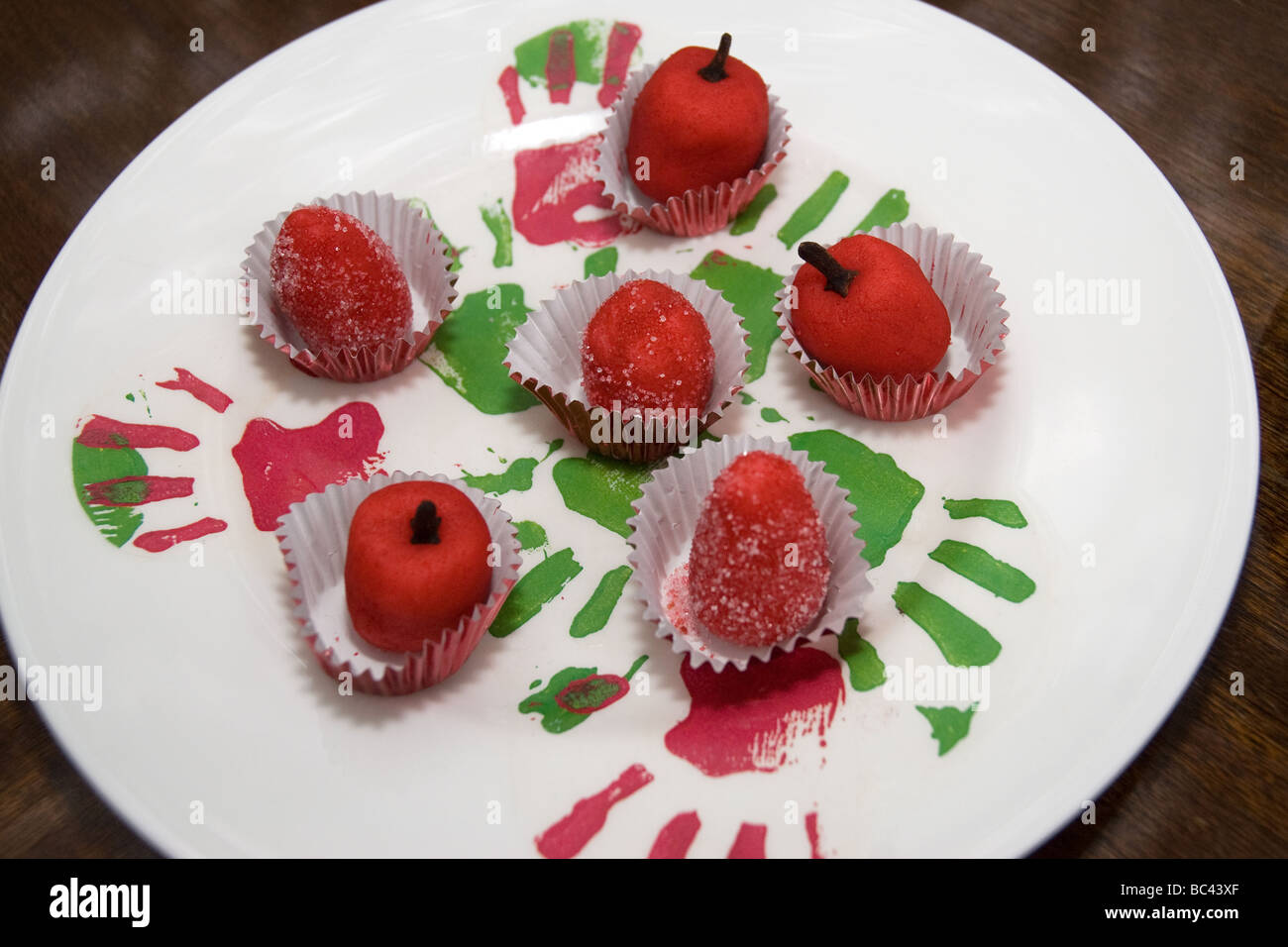 Marzipan fruits display hi-res stock photography and images - Alamy