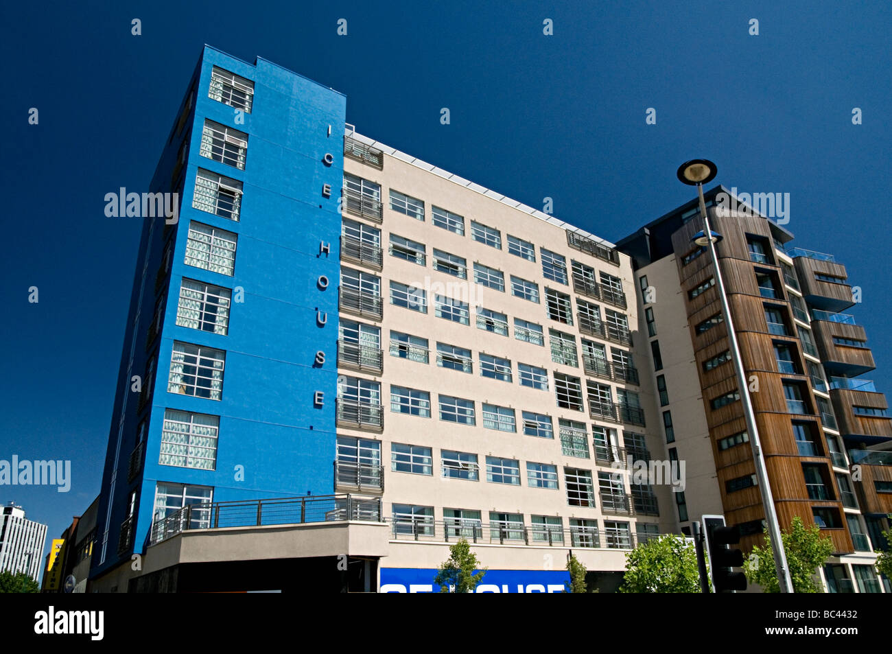 Ice House Accommodation and hotel Nottingham City Centre Stock Photo ...