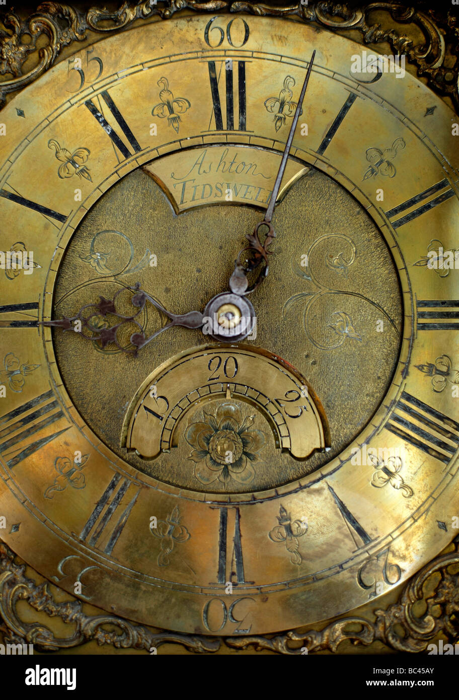Antique Grandfather Clock Face UK Stock Photo Alamy antique-grandfather-clock-face-uk-stock-photo-alamy