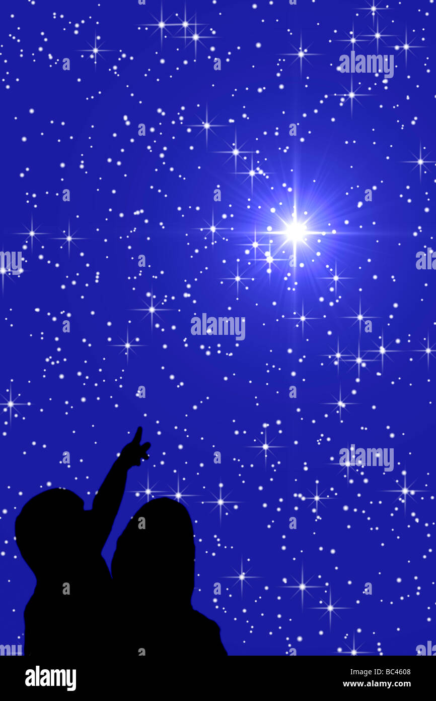 A Couple Looking At The Stars