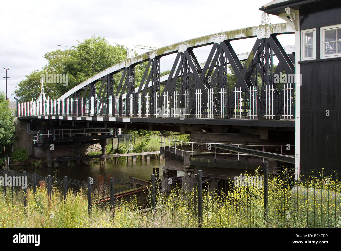 Town Bridge built in 1899 a Swing Bridge river weaver navigation ...