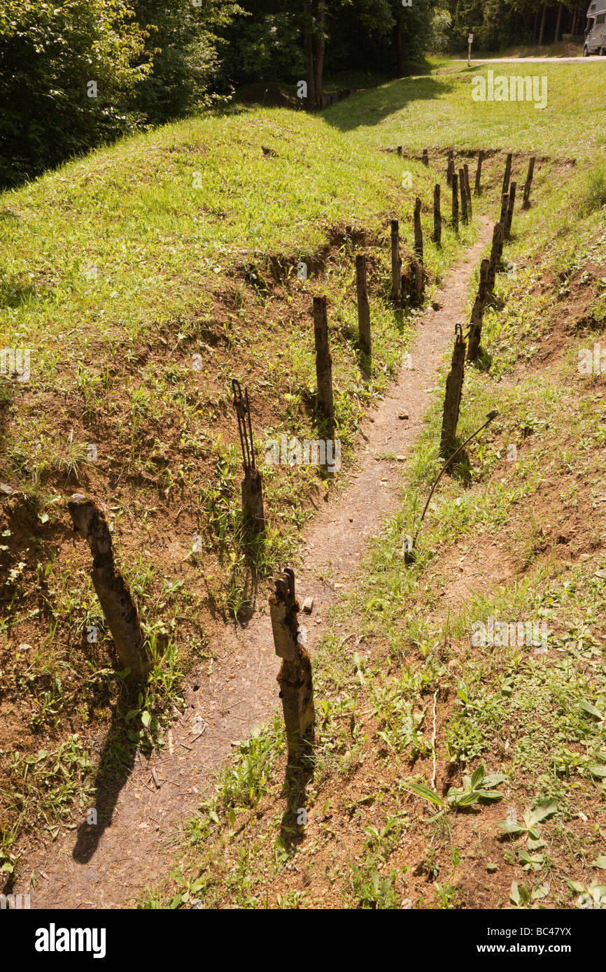 Douaumont Verdun France Reconstructed WW1 London communication trench ...