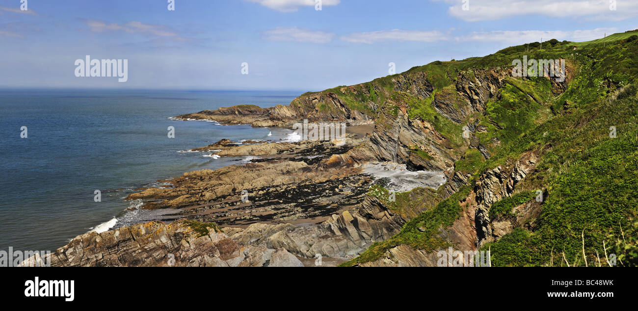 headland on the devon coast at ilfracombe Stock Photo - Alamy