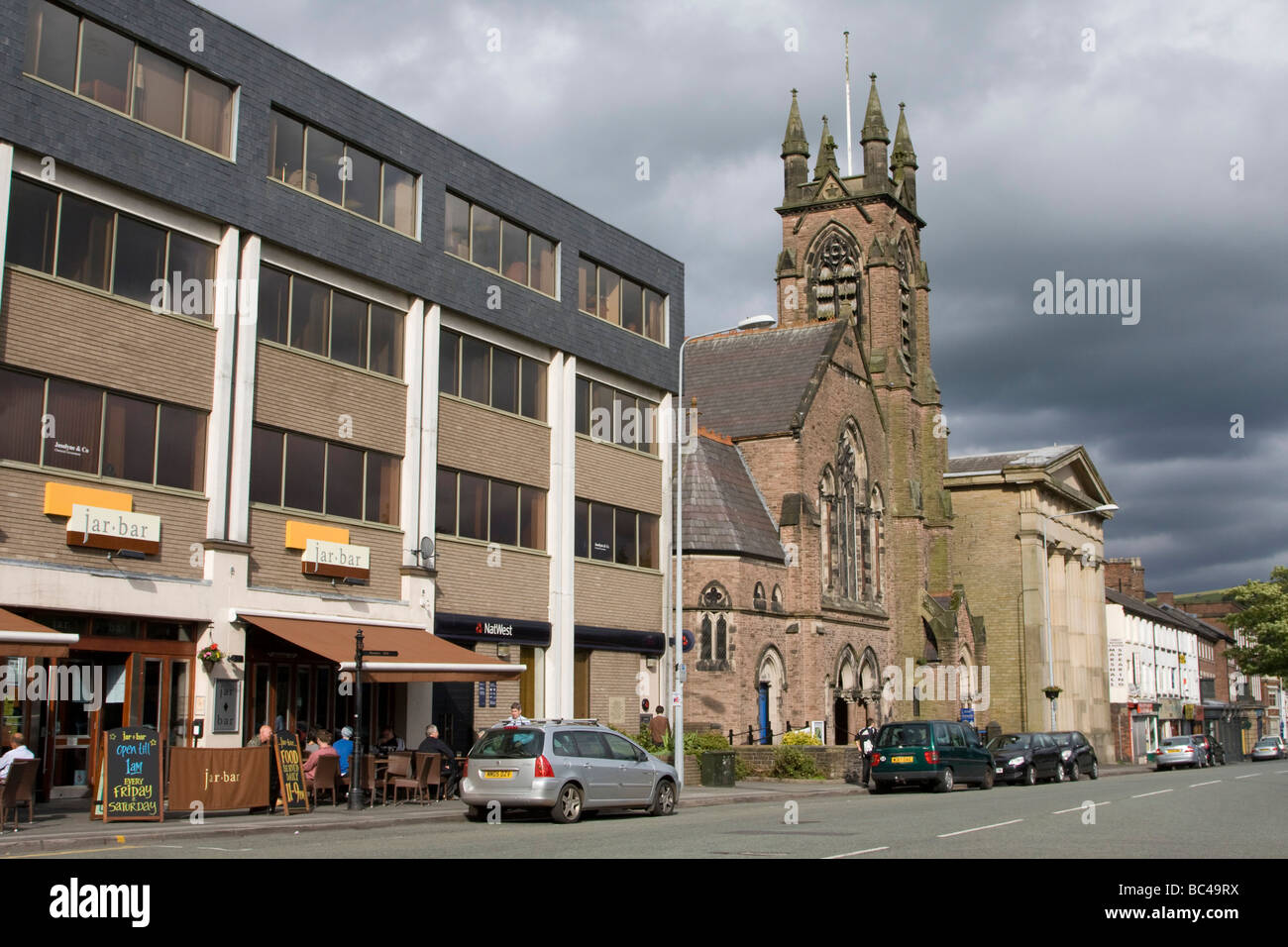 Macclesfield town centre Cheshire England uk gb Stock Photo - Alamy