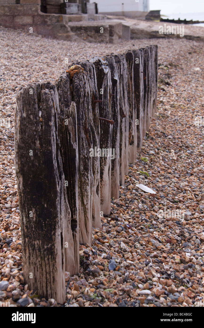 sea defences on portsmouth seafront Stock Photo - Alamy