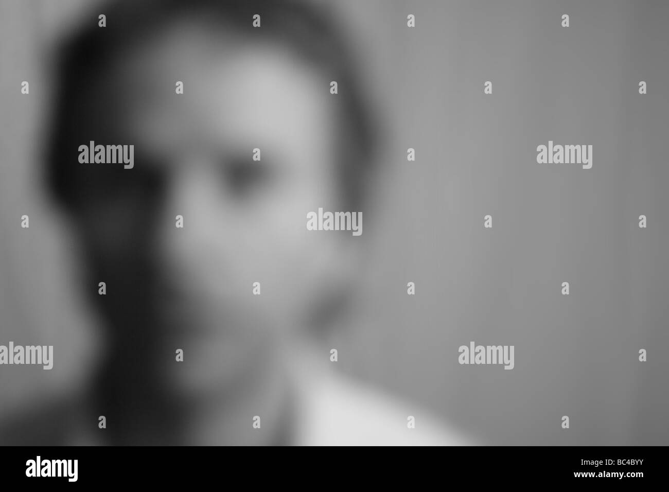 A blurred man's face Stock Photo - Alamy