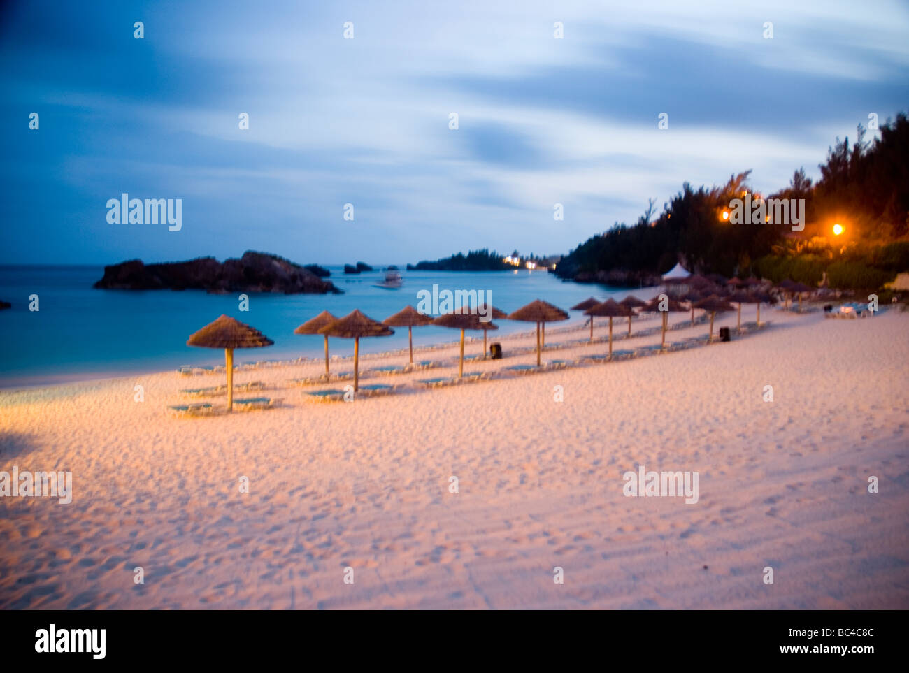 The beach of the Fairmont Southampton Hotel Southampton Bermuda ...
