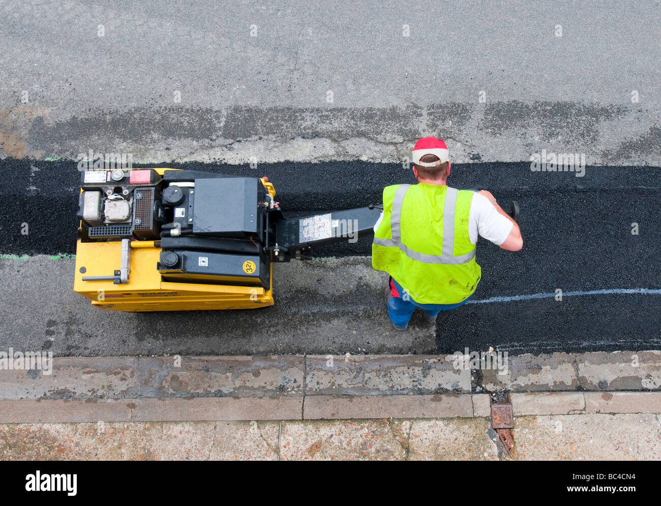 Tarmac roller hi-res stock photography and images - Alamy