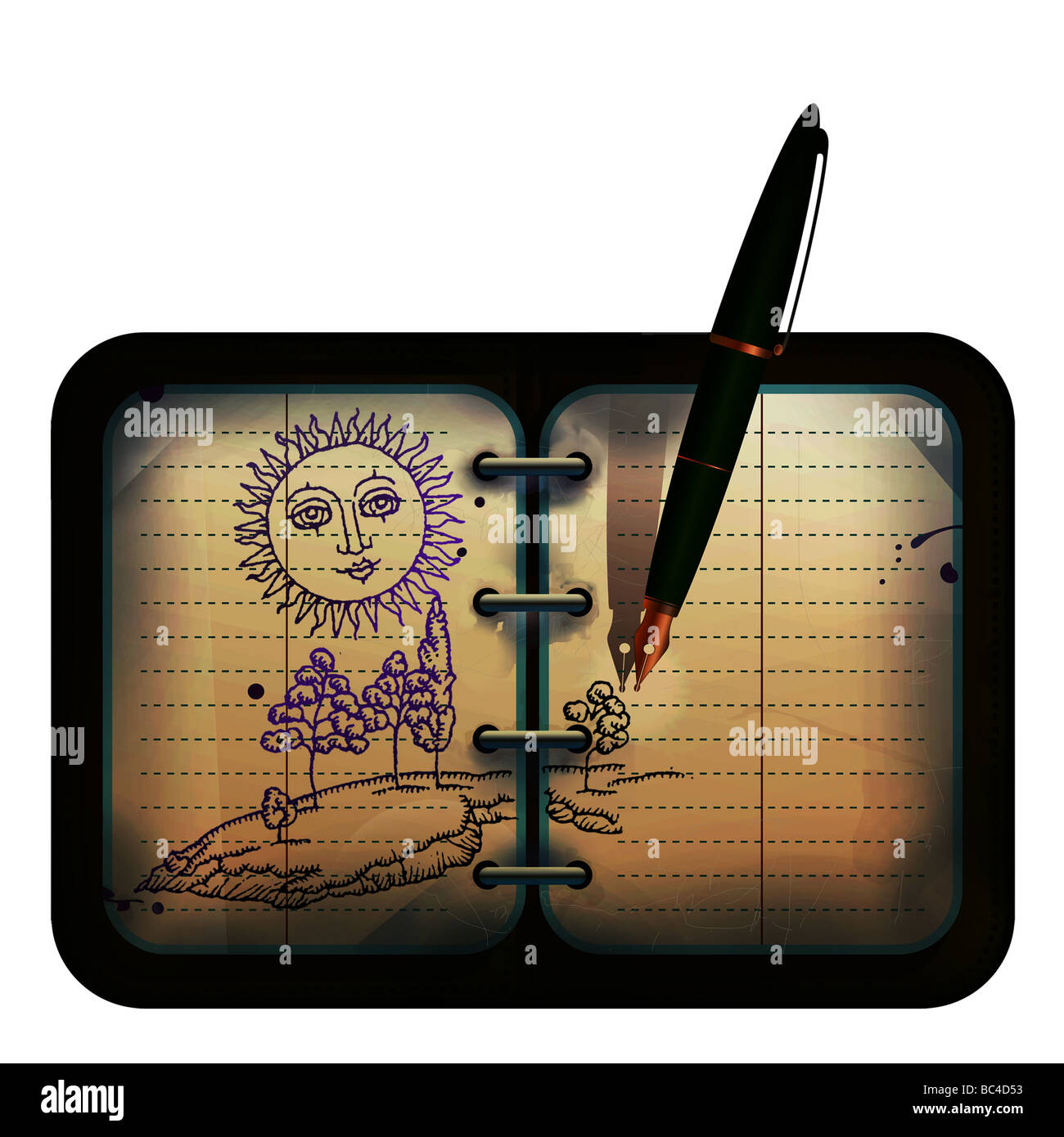 Pen drawing hi-res stock photography and images - Alamy