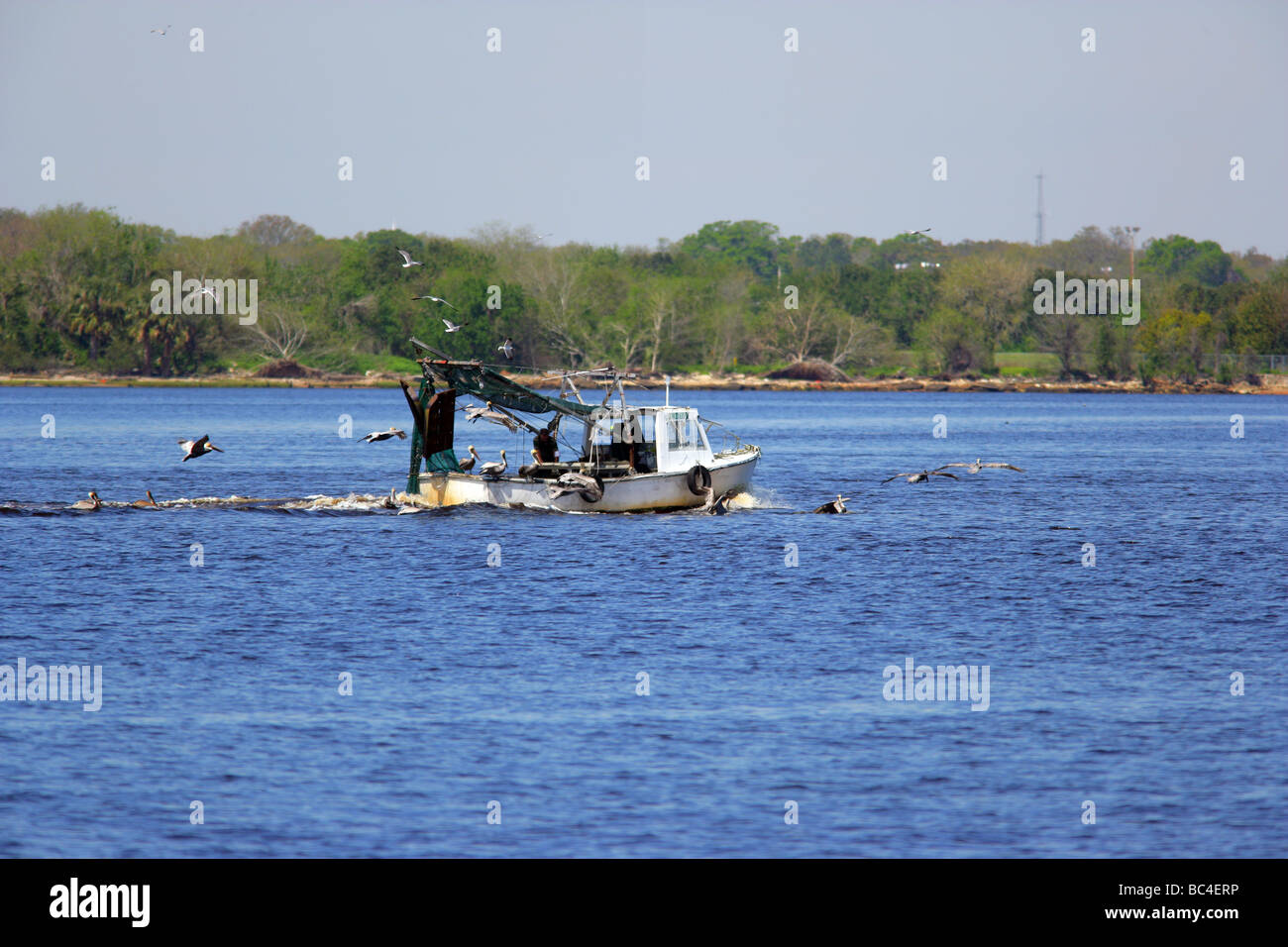 Commercial Fishing boat Stock Photo - Alamy