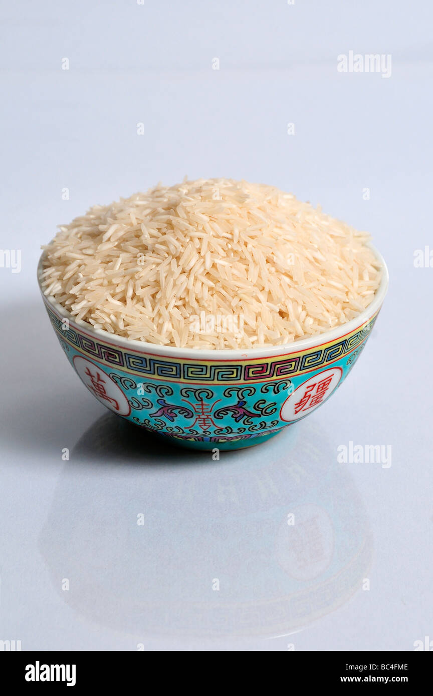 Rice in a bowl 2 Stock Photo - Alamy