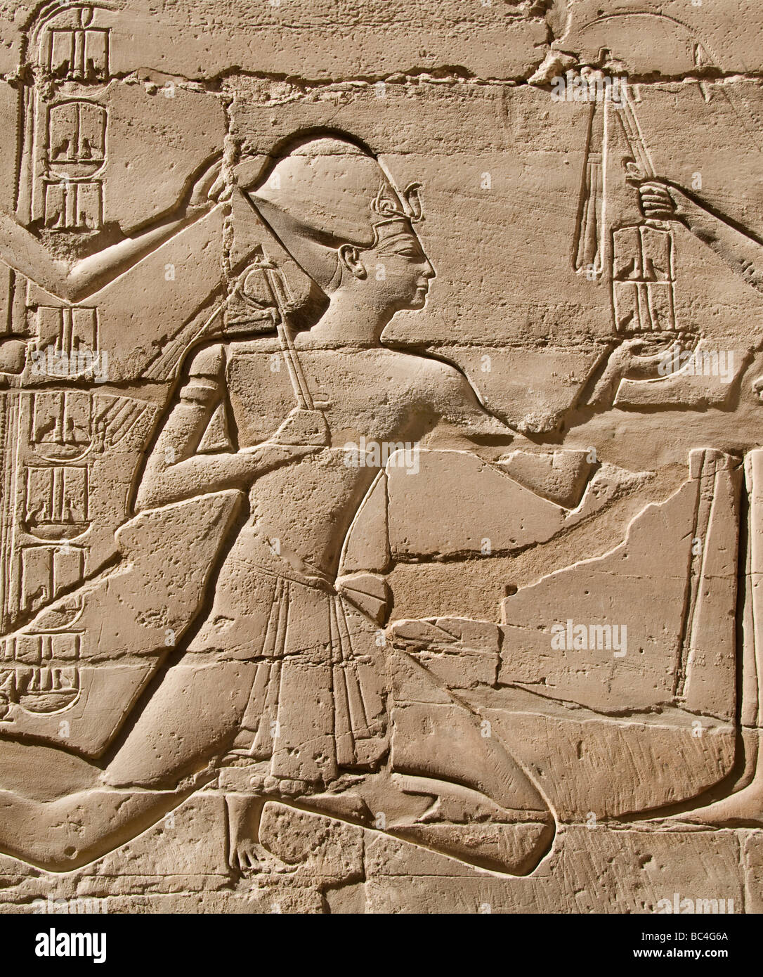 Temple of Karnak Khonso Amon Ra Luxor Egypt Stock Photo - Alamy