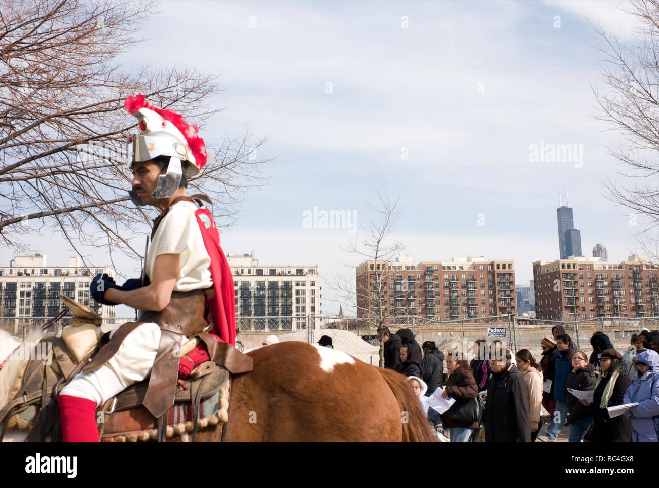 Stations of the cross procession on good friday hi-res stock ...