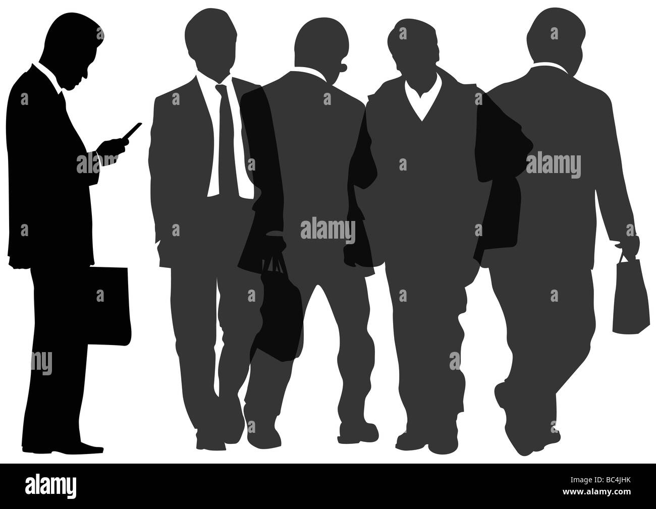 Person isolation Black and White Stock Photos & Images - Alamy