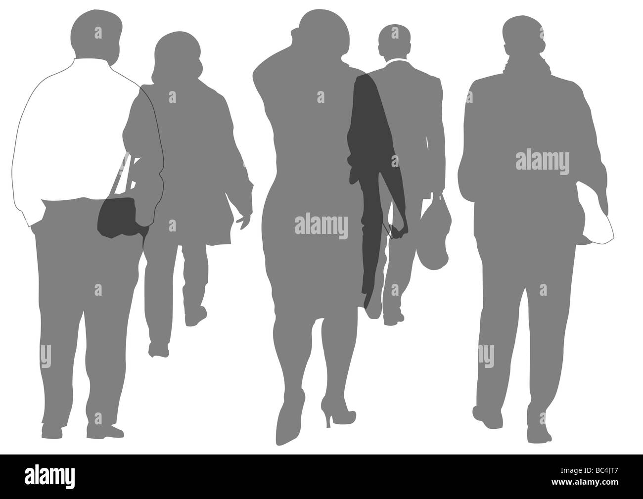 Walking paths illustration hi-res stock photography and images - Alamy