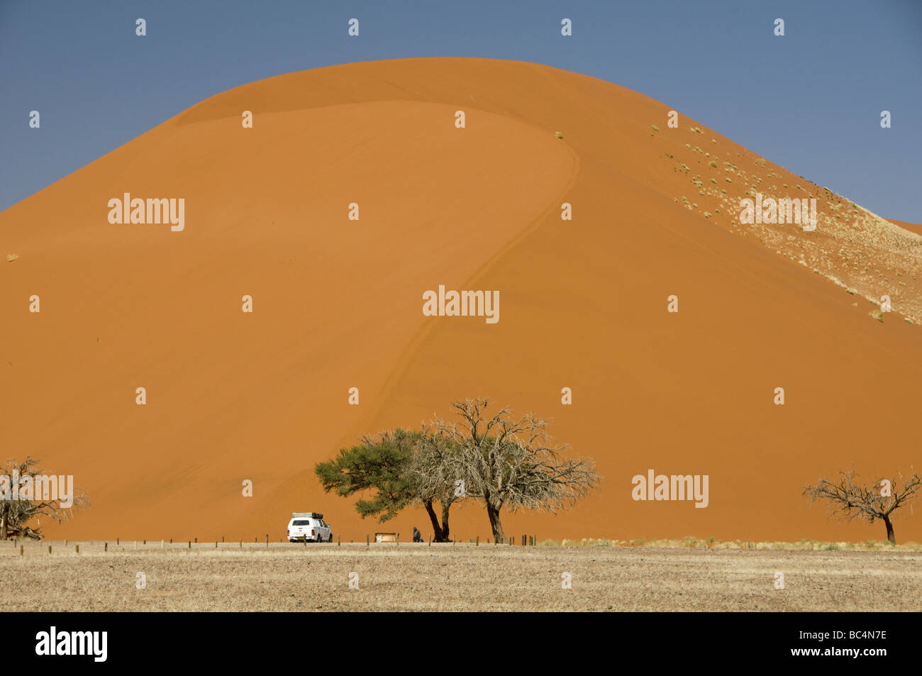 the beautiful sand dune landscape of Sossusvlei National Park in Nambia ...