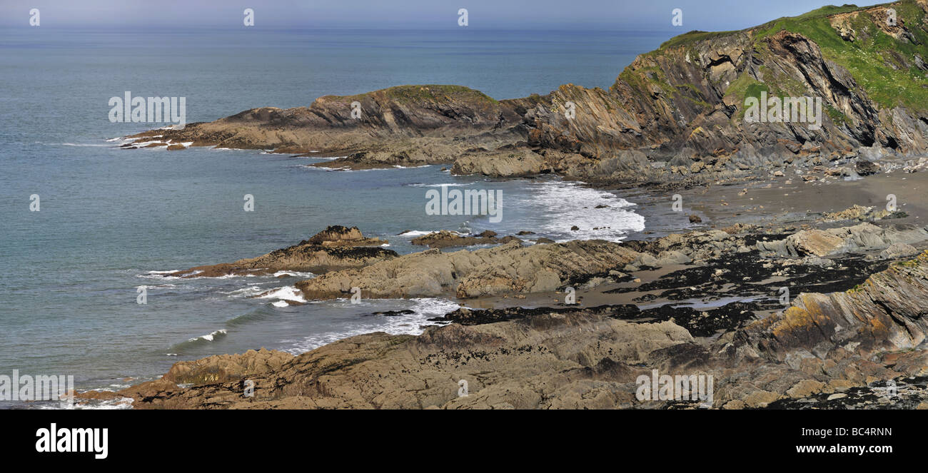 beacon point headland ilfracombe devon Stock Photo - Alamy