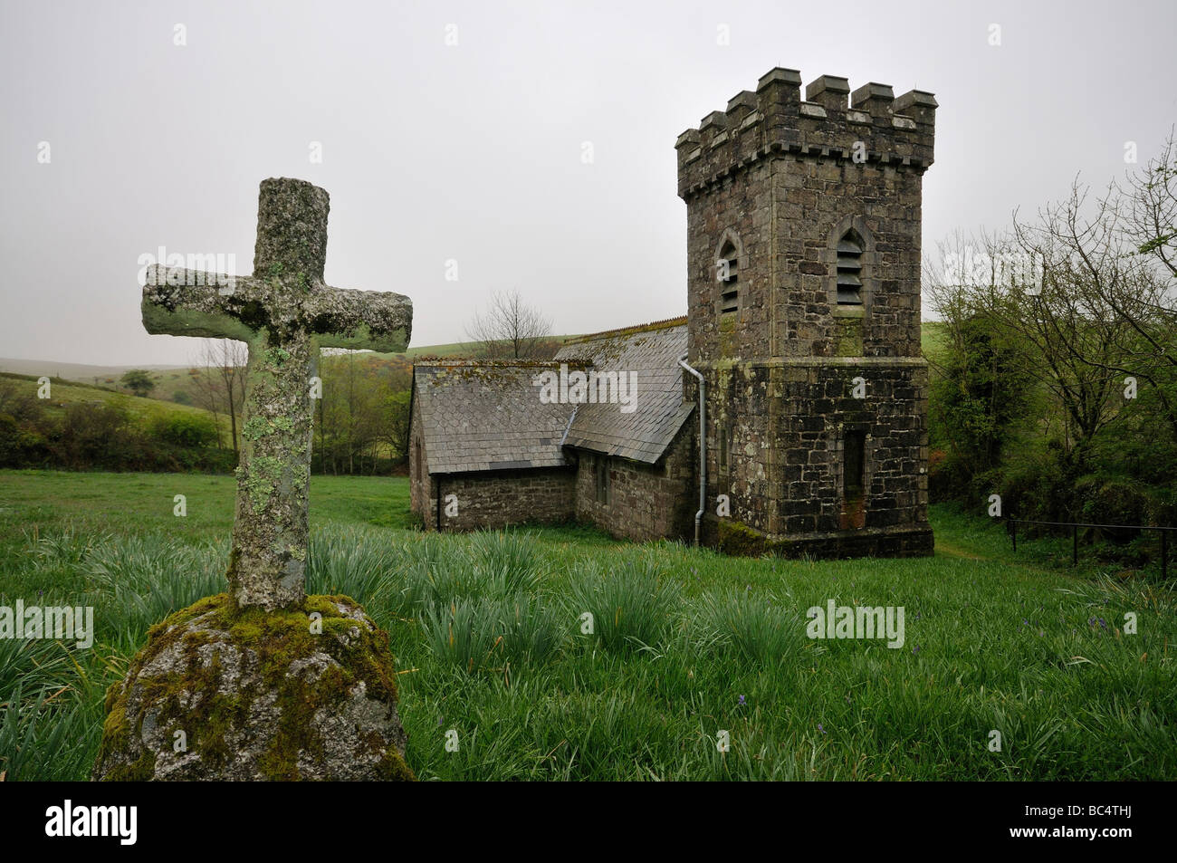 St Catherine's Church Temple Bodmin Moor Stock Photo - Alamy