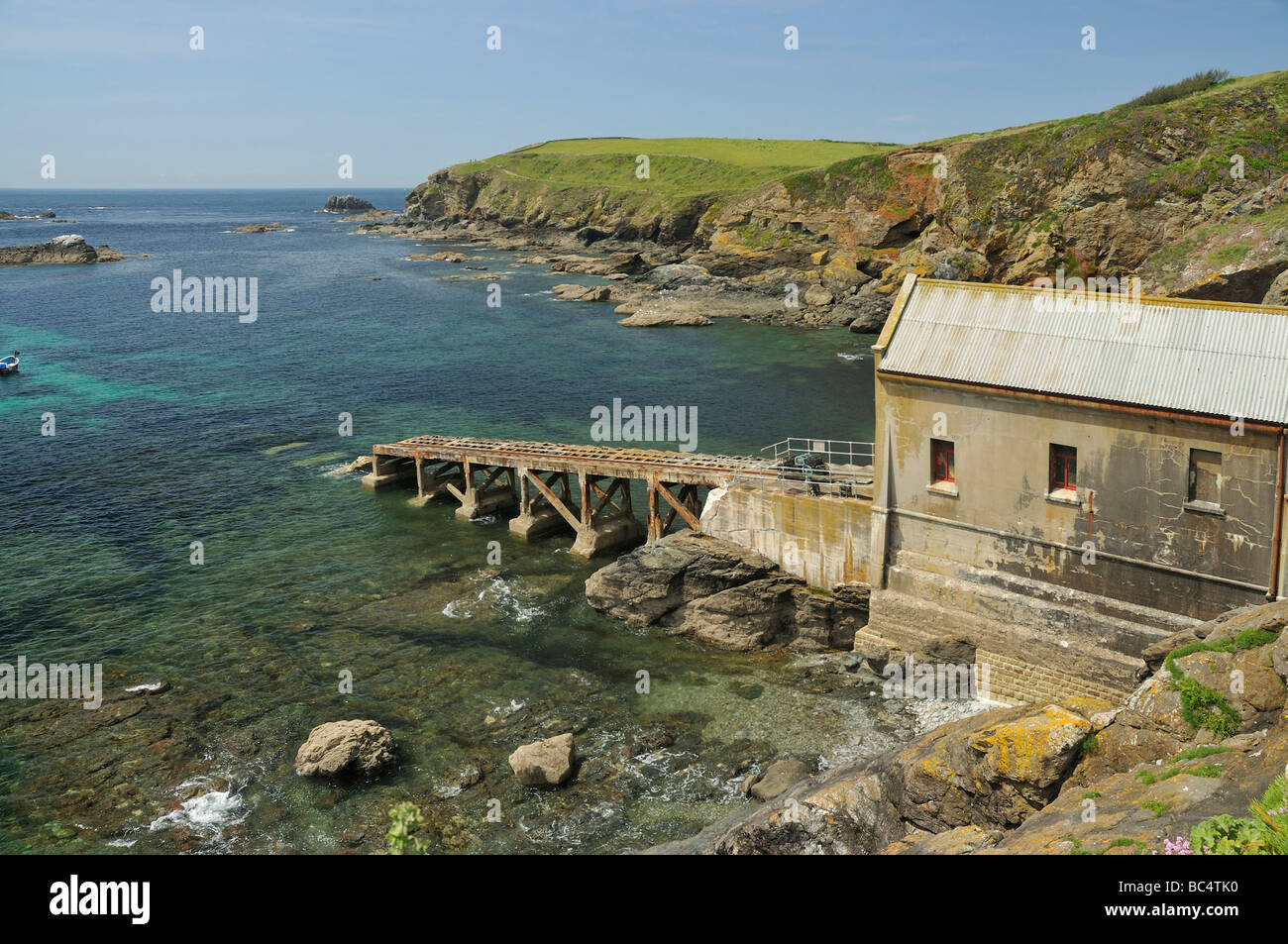 Old Lizard Lifeboat Station Lizard Point Cornwall Stock Photo - Alamy