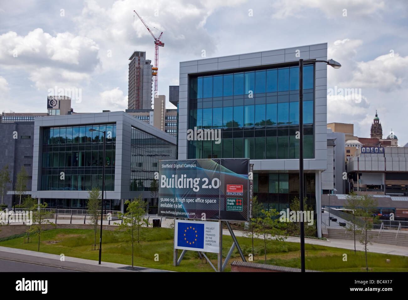 Sheffield hallam university campus building hi-res stock photography ...