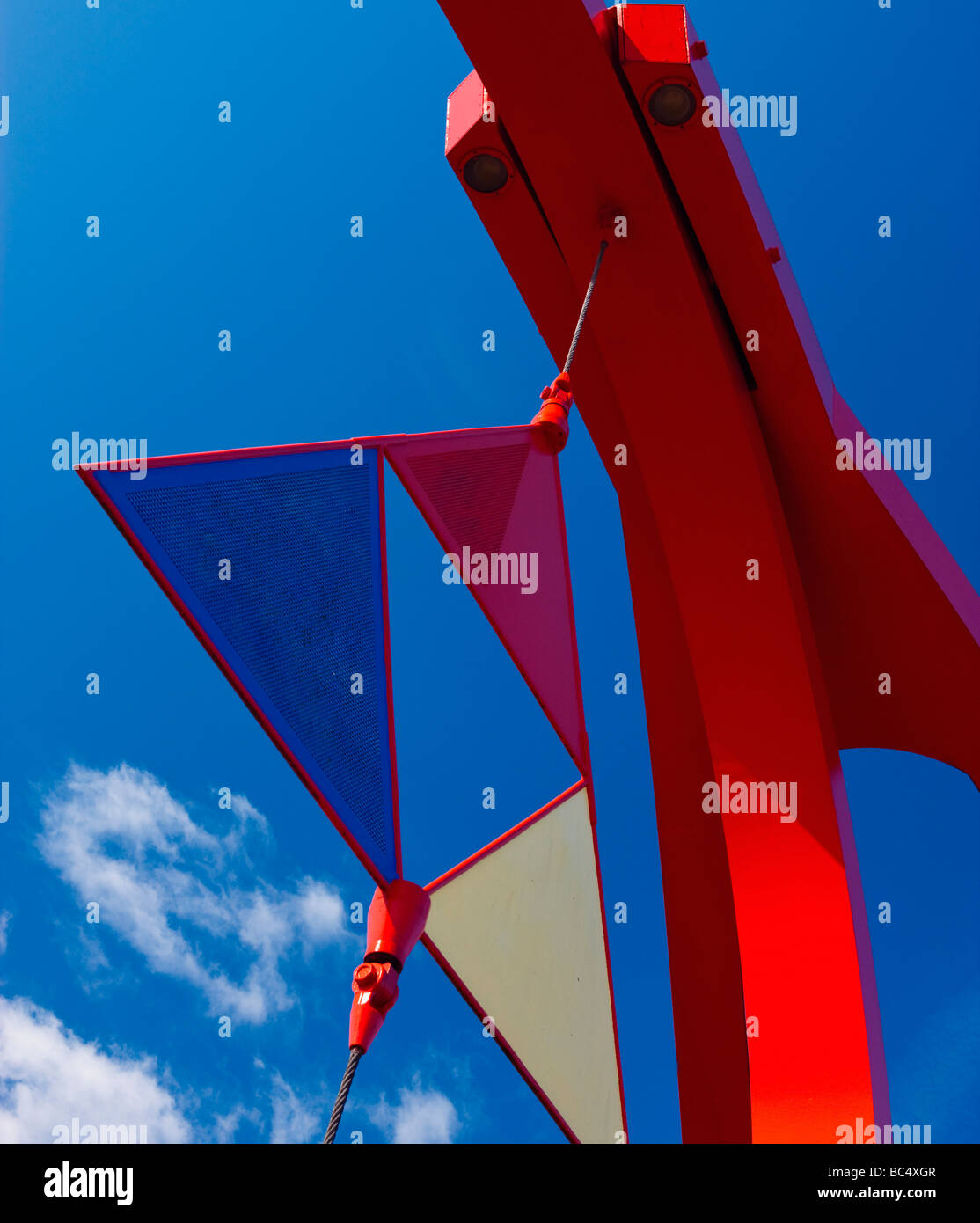 Newport Wave Steel Sculpture Newport High Resolution Stock Photography ...