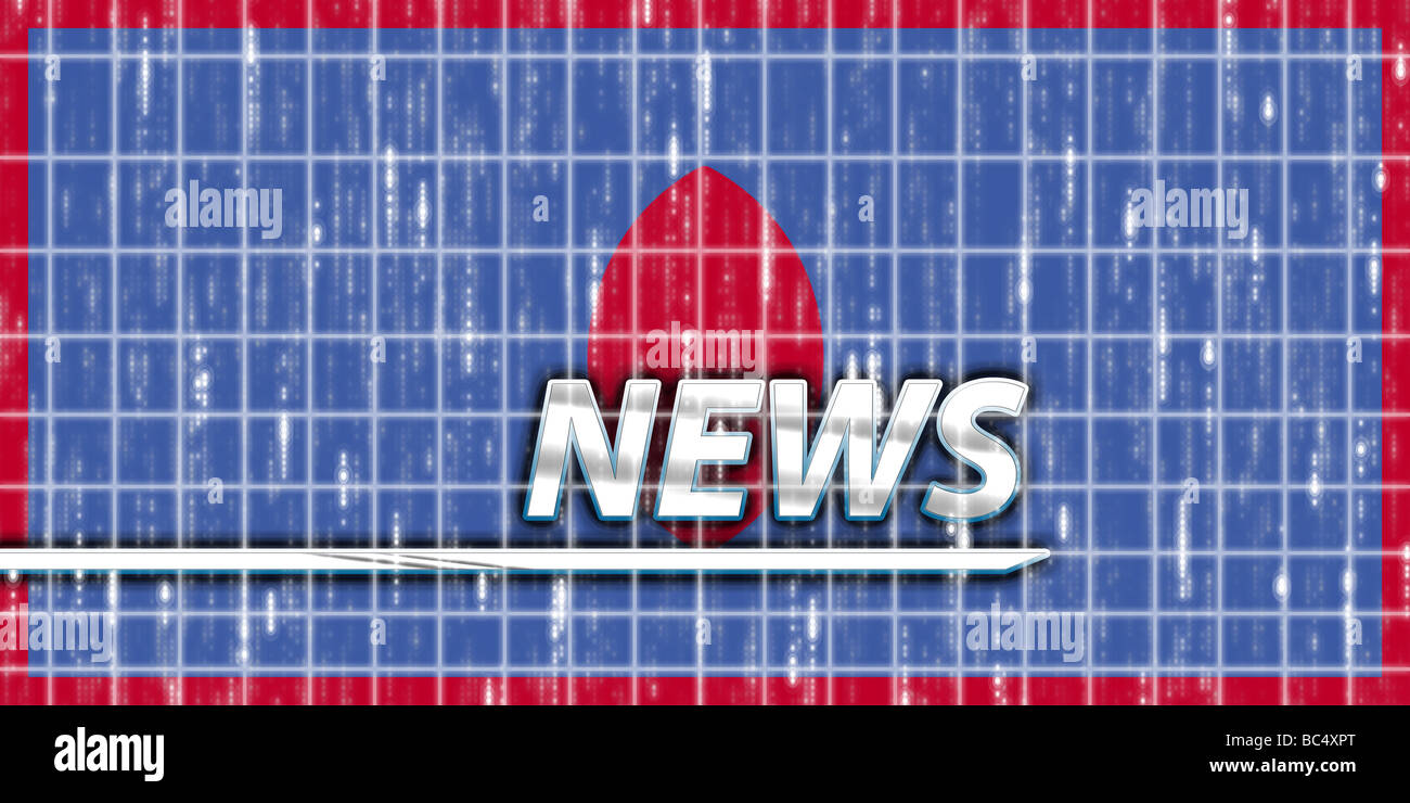 News information splash Flag of Guam national country symbol ...