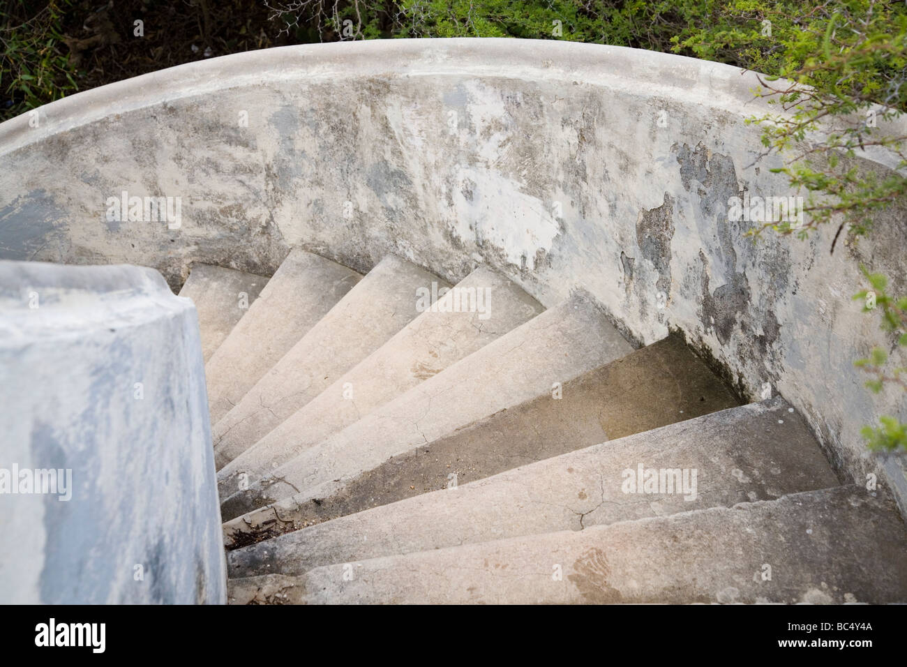 Old stone winding staircase on the outside Stock Photo - Alamy