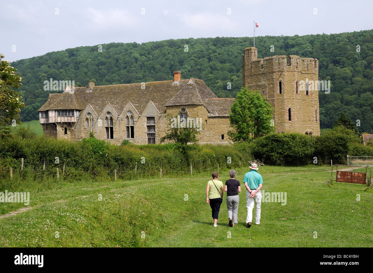 Stokesay Castle Shropshire England UK Stock Photo - Alamy