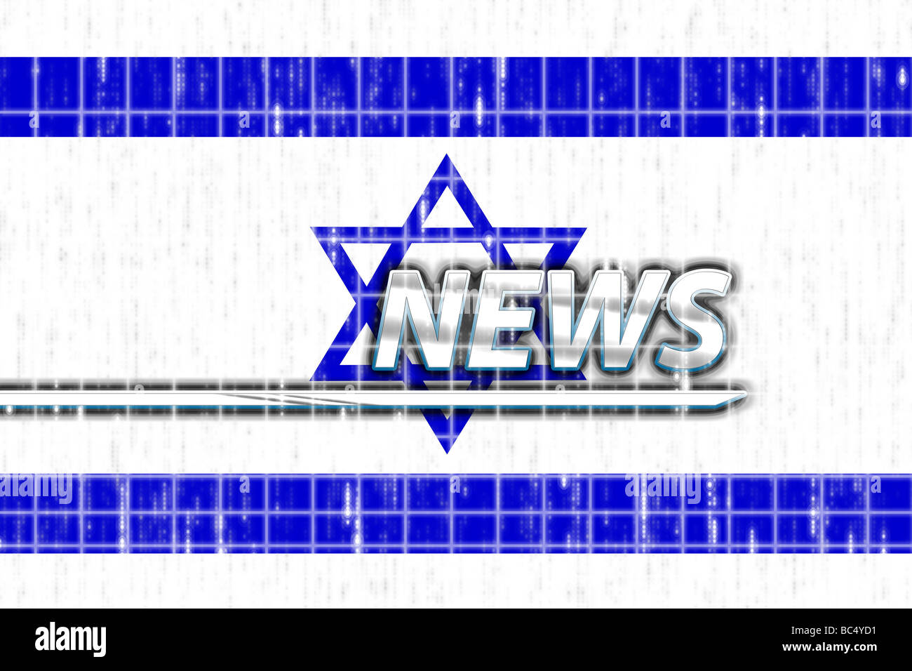 News information splash Flag of Israel national country symbol ...