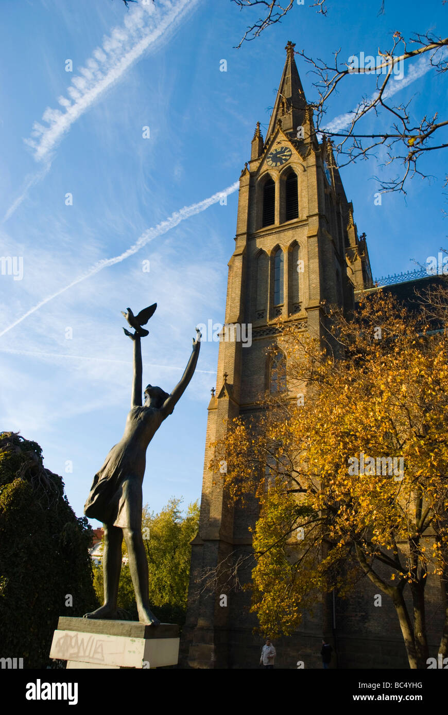 Peace statue at namesti miru square hi-res stock photography and images ...
